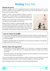 Banksy-Differentiated-Fact-File - Castle Tower